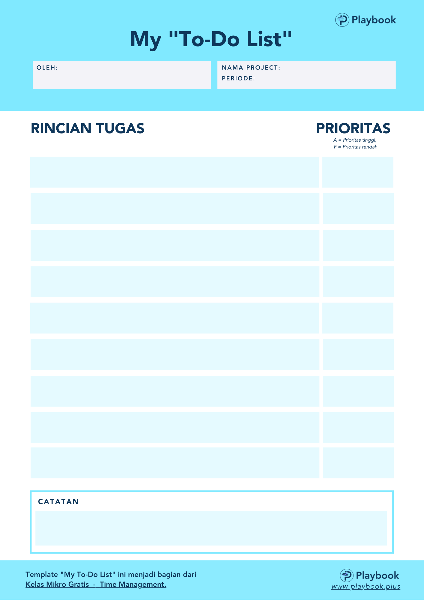 Template "My To-Do List" agar Time Management Makin Rapi - Download di ...